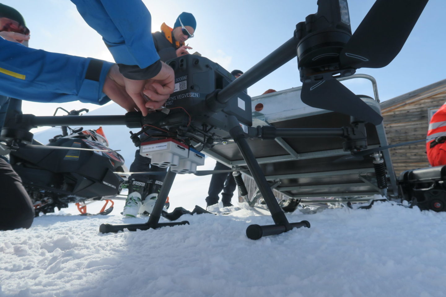 Drone med LIDAR-sensorer kan kartlegge snøoverflaten - UAS Norway